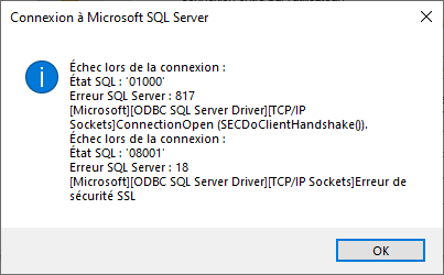 ODBC SQLSERVER Version 10.00.14393.00 - Microsoft Q&A