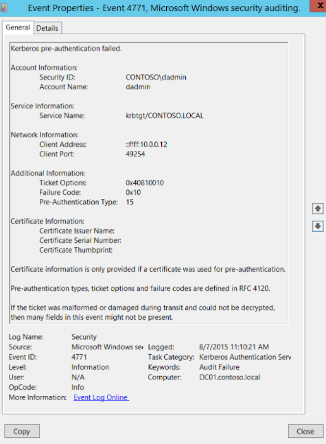 How can I fetch report of NTLM and Kerberos Authentication details in Active Directory ...
