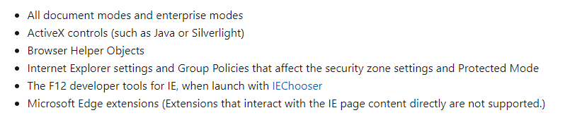 Can we use Edge as replacement of IE for customized application ...