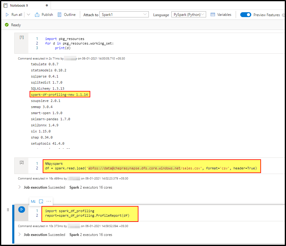 Data Profiling On Azure Synapse Using Pyspark Microsoft Qanda