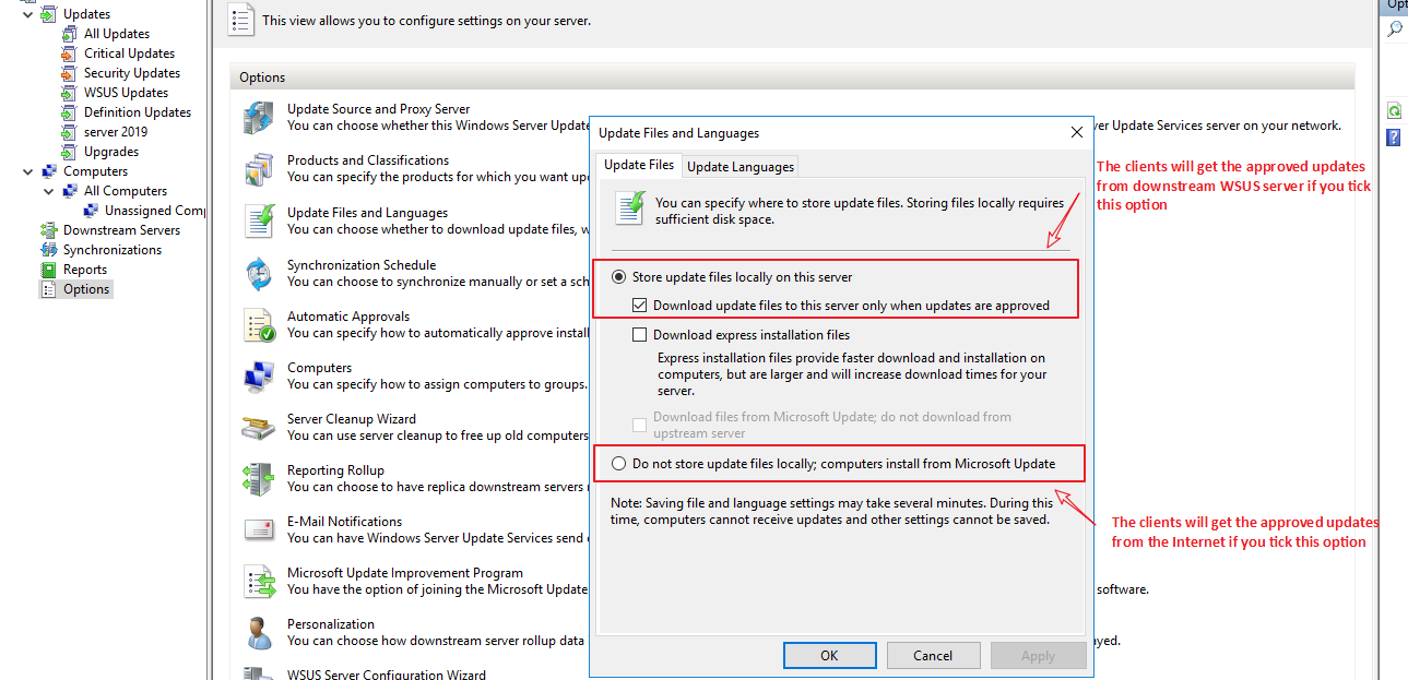 Content download failed in WSUS server - Microsoft Q&A