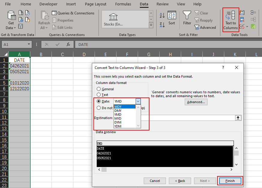 Format a "General" Cell Data Type to a "Date" - Microsoft Q&A