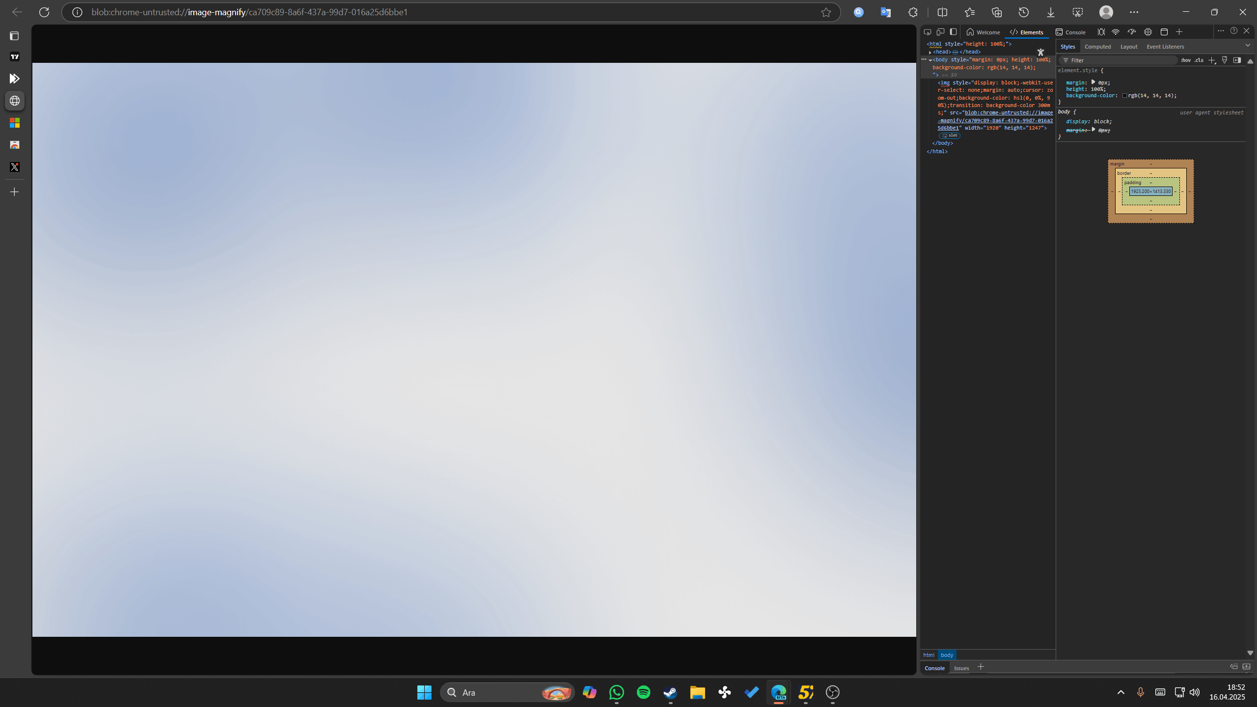 how to turn off image-magnify on EDGE. - Microsoft Q&A