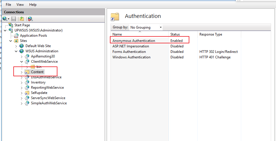 Content download failed in WSUS server - Microsoft Q&A