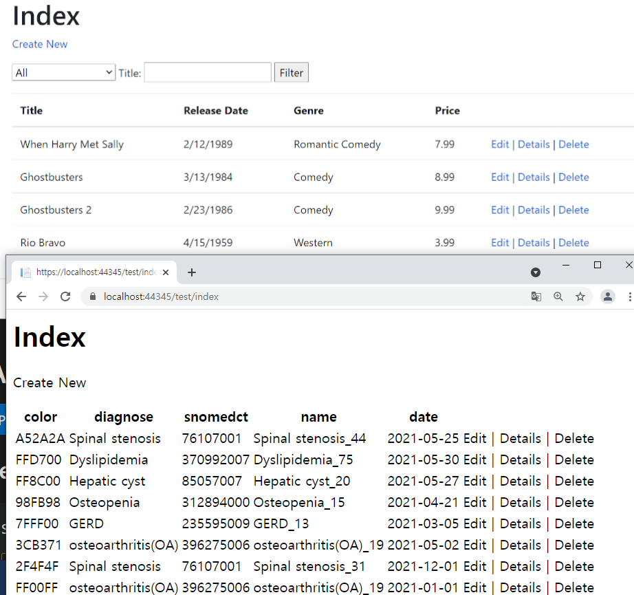 Razor page Tutorial is not work designs are changed and the attribute ...