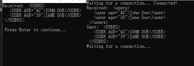 Tcp Duplex Mode Analysis Xml Messages With And Without Endian Microsoft Qanda