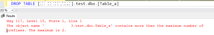 The object name 'DBSourceServer.SourceDWHTemp.dbo.SourceTable1 ...