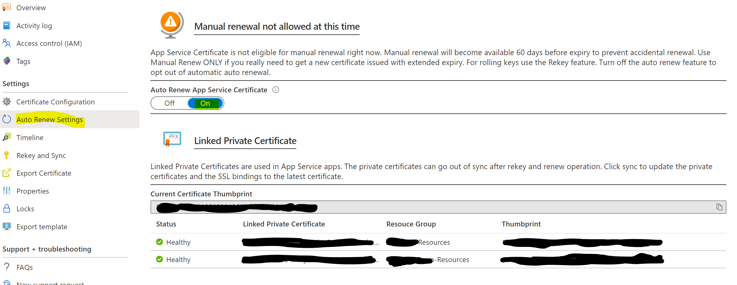 Renewal Of App Service Managed Certificate Microsoft Qanda 1011