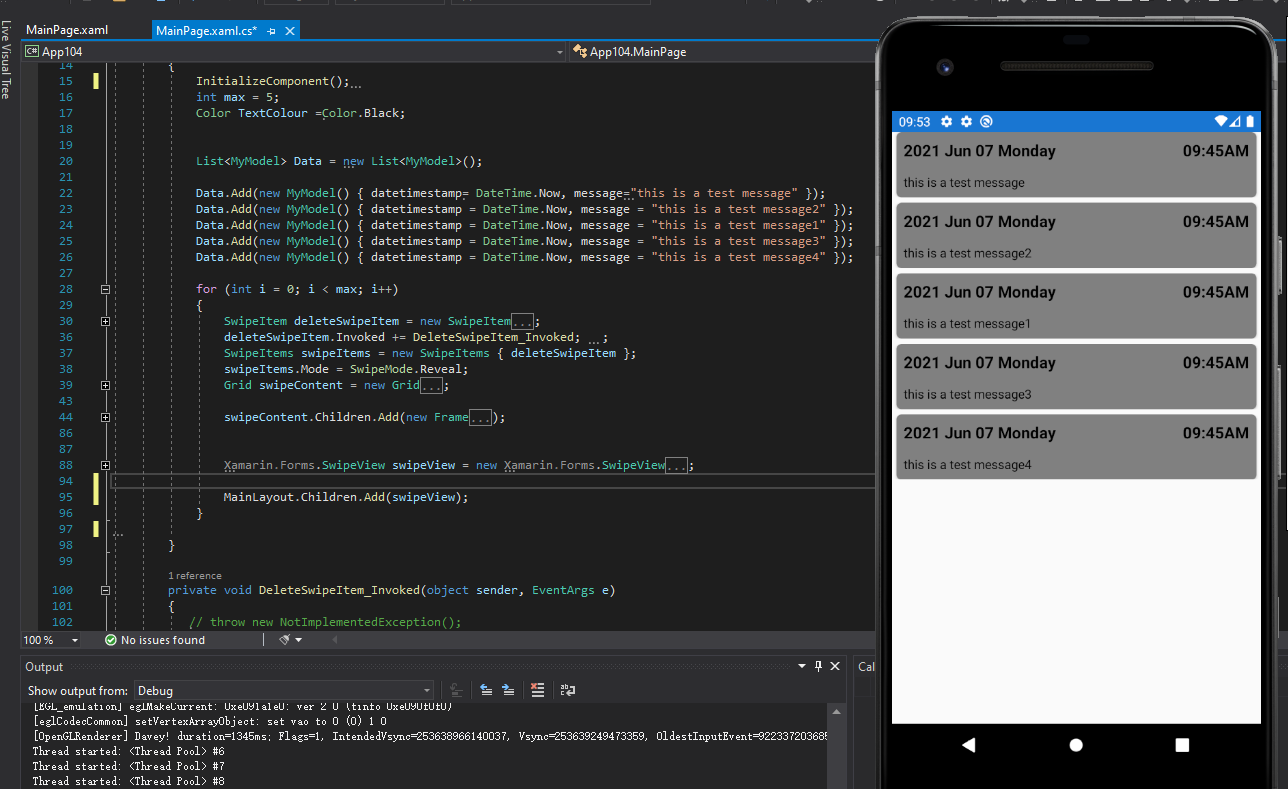 SwipeView content wont add when using code behind MainLayout.Children.Add(swipeView) [MainLayout ...