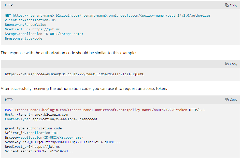 how to get token for Google sign in and sign up identity provider in ...