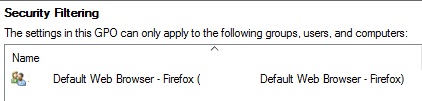 Setting up different default web browsers with GPO based on security ...