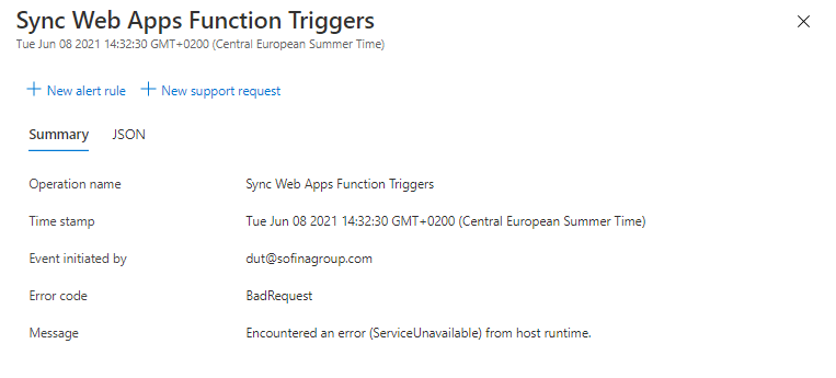 Python Azure Function App Service Unavailable Microsoft Qanda