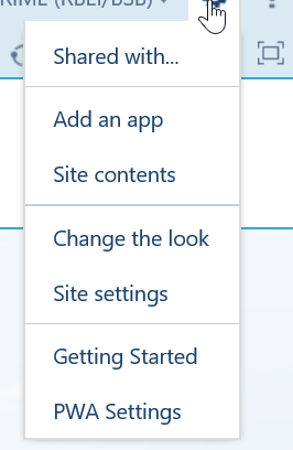 Edit Page option missing in PWA SharePoint Page - Microsoft Q&A