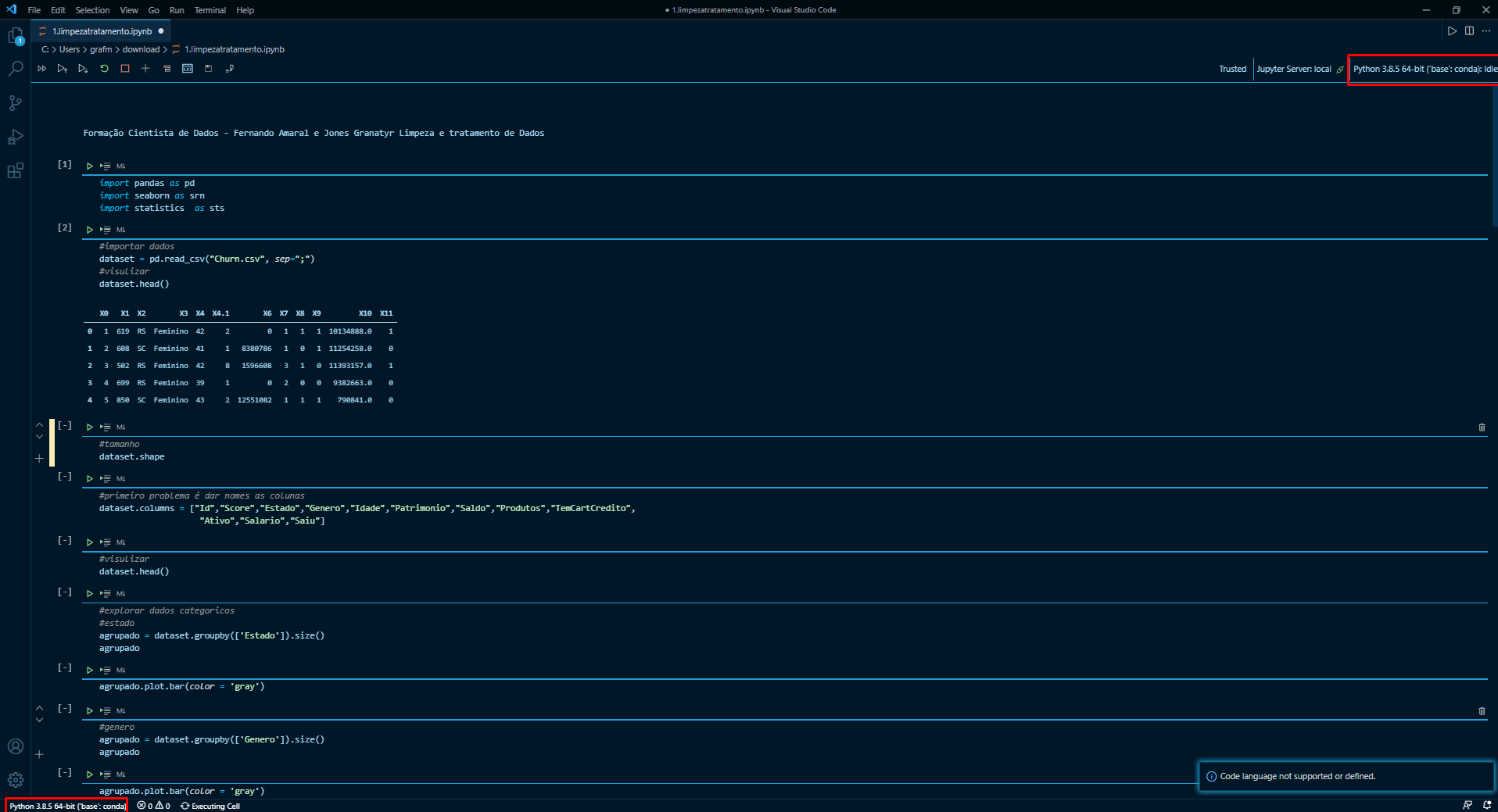 Modulenotfounderror No Module Named Pandas When Import Pandas