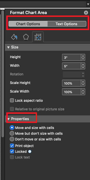 Text box issue in charts (Excel for Mac, Version 16.38) - Microsoft Q&A