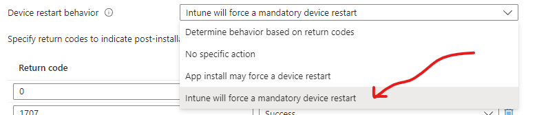 Win 32 app device restart grace period doesn't work - Microsoft Q&A