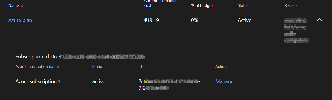 Update azure plan subscription support contact - Microsoft Q&A