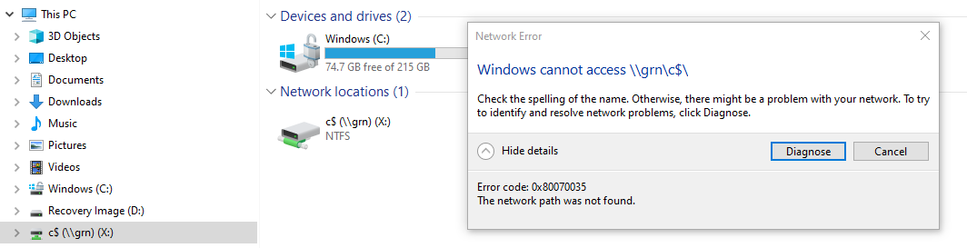 NAS Drive Errors - Microsoft Q&A