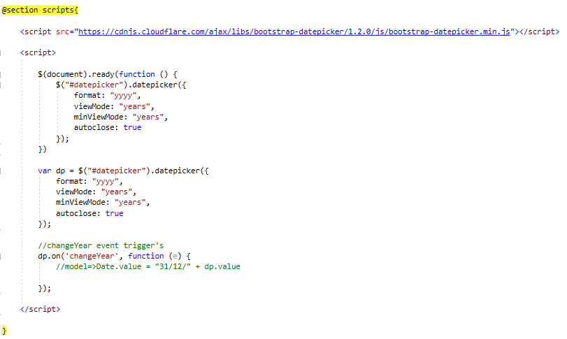 Cannot display Boostrap-Datepicker in asp.net-mvc Razor pages ... Cannot display Boostrap-Datepicker in asp.net-mvc Razor pages ...