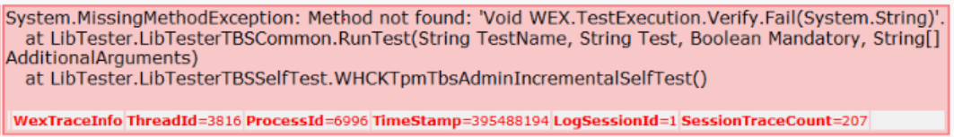 Windows HLK TPM 2.0 error - Microsoft Q&A