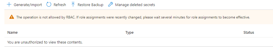 Should a Key Vault Owner be able to create/read/update Secrets after ...