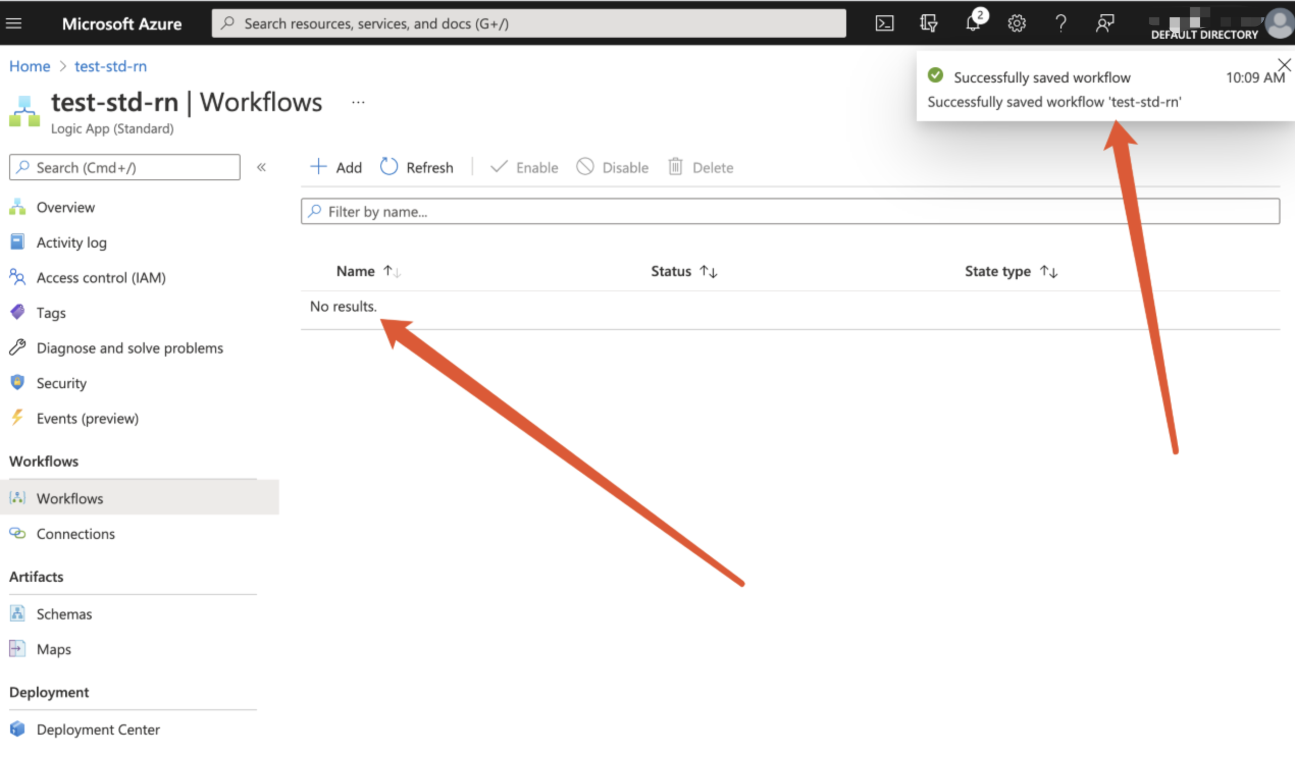 Add Workflow Failed In The Logic App Standard Environment Microsoft Qanda 3577