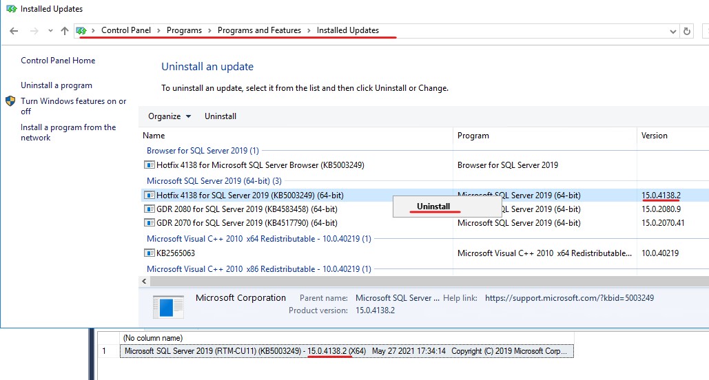 SQL 2017 CU 24 patching issue - Microsoft Q&A