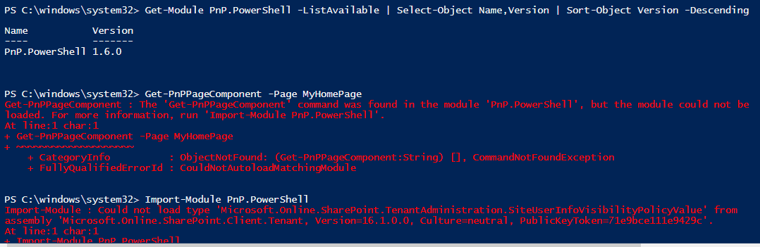 This Get Pnpclientsidecomponent Command Is Not Giving Webparts Of Home Page Without Editing