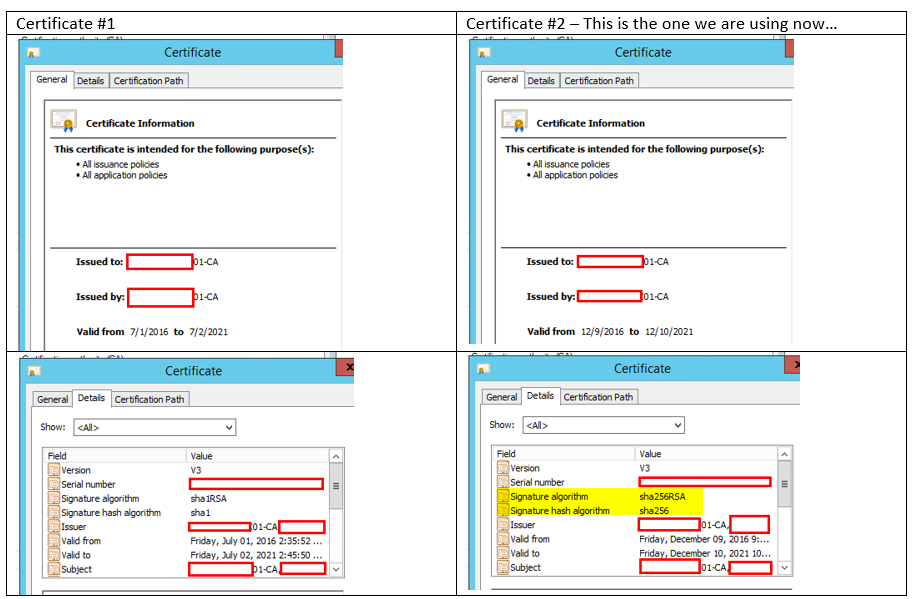 No certificate after "Renew CA Certificate" operation. - Microsoft Q&A