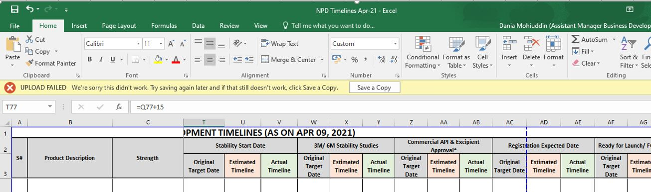 Upload Failed. We're sorry this didn't work. - Word 2016 Sharepoint ...