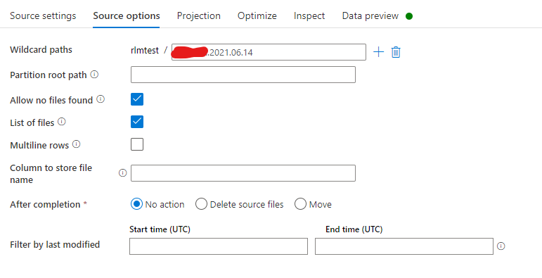 ADF data flow Error: at Source 'source1': java.lang ... ADF data flow Error: at Source 'source1': java.lang ...