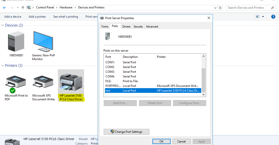 print spooler gives error but prints if restarted on Windows 2016 ...