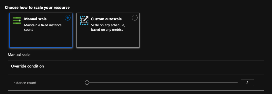 Why does the wmss show manual scaling when the nodepool in the AKS ...