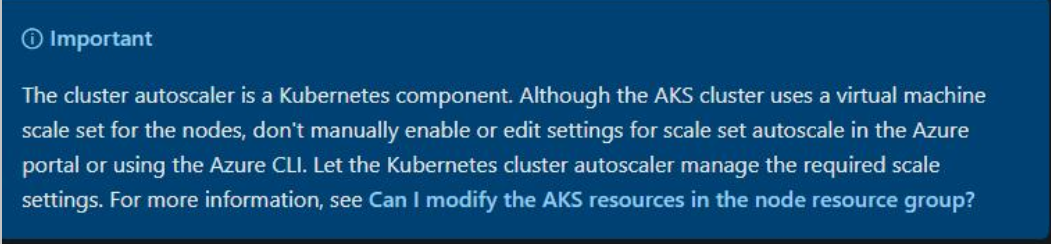 Why Does The Wmss Show Manual Scaling When The Nodepool In The Aks Resource Is Set And Showing