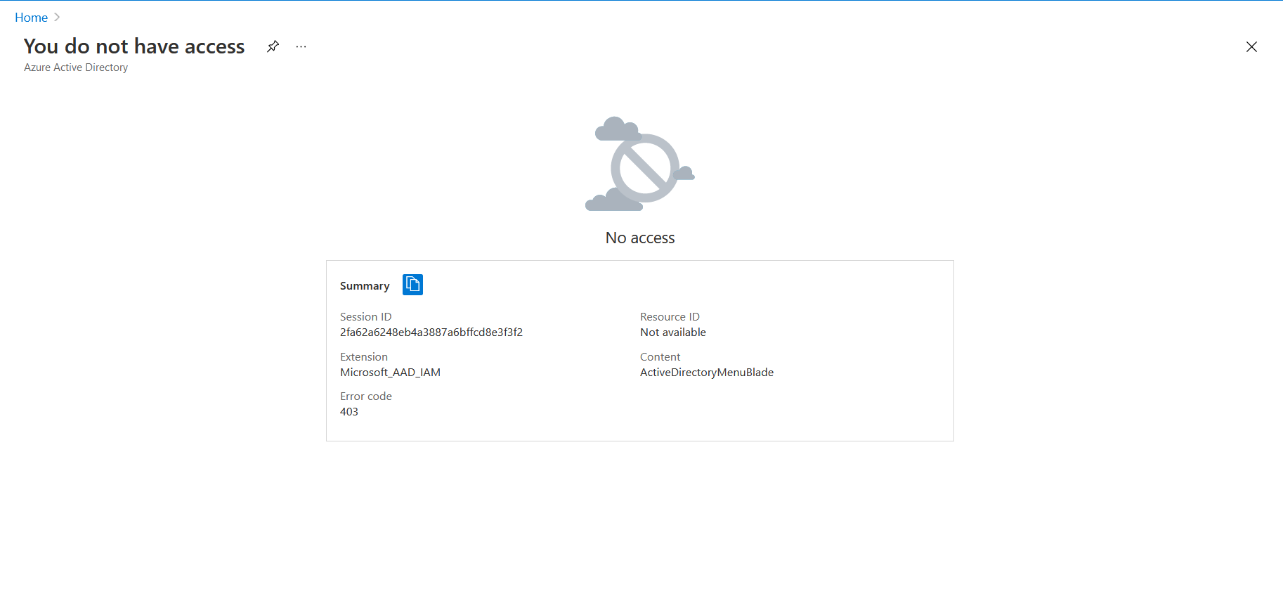 The Problem Serviceerror Aad App Creation Failed Please Check Your Aad Permissions When