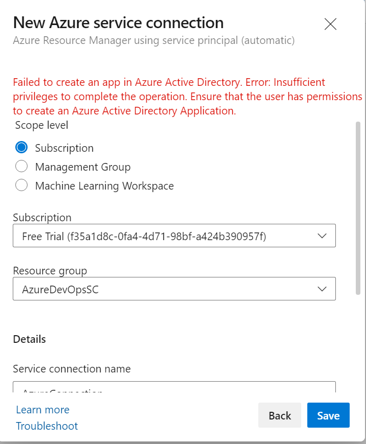 Azure AD creation for Free trial accounts - Microsoft Q&A
