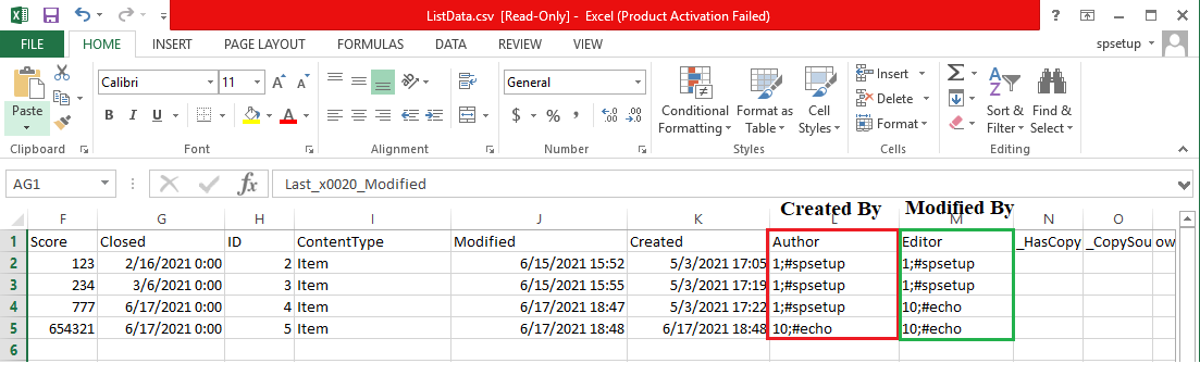 We have migrated site from 2010 to 2016, list date needed as per the ...