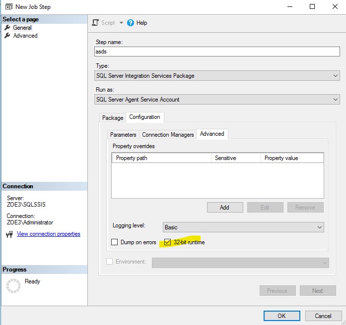 Ssis Error The Acquireconnection Method Call To The Connection Manager Source Failed With Error