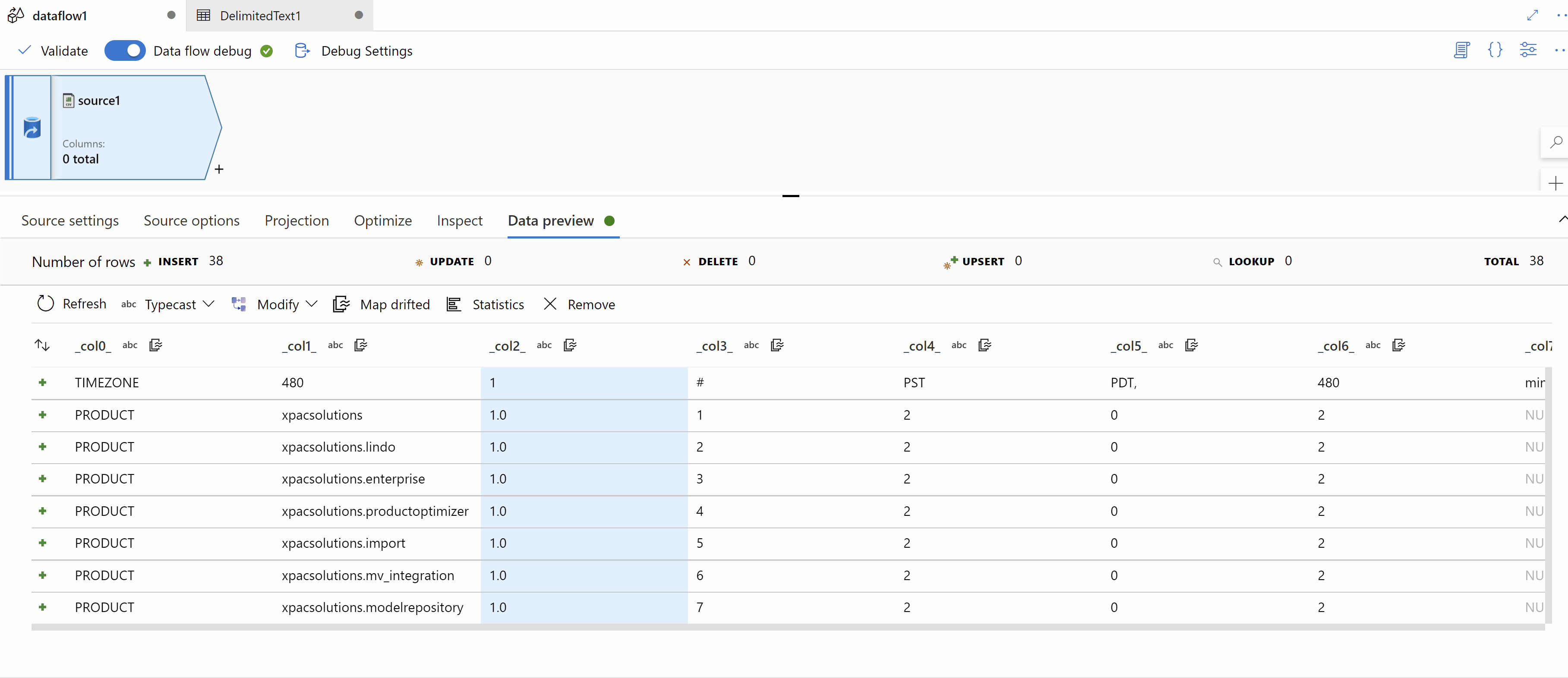 Adf Data Flow Error At Source Source1 Java Lang Illegalargumentexception