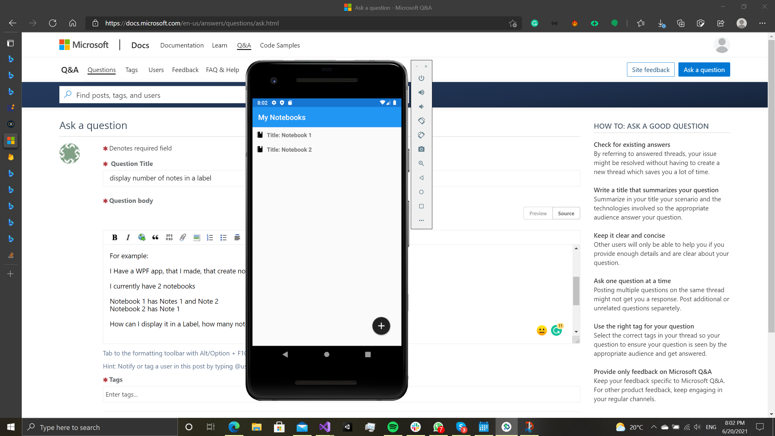 display number of notes in a label - Microsoft Q&A