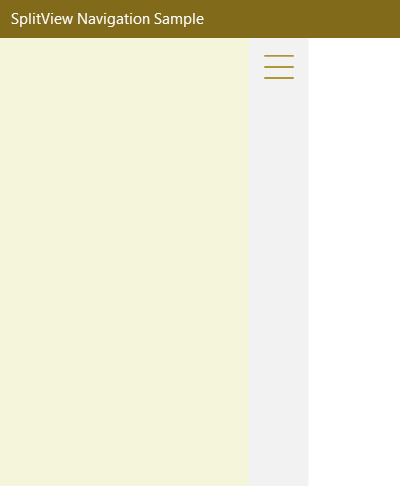 Customizing PaneToggleButton Icon and Position in NavigationView UWP - Microsoft Q&A