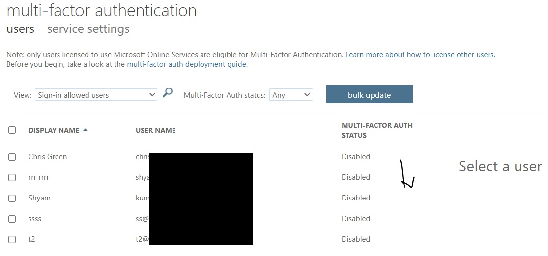 Multifactor authentication is disabled - Microsoft Q&A