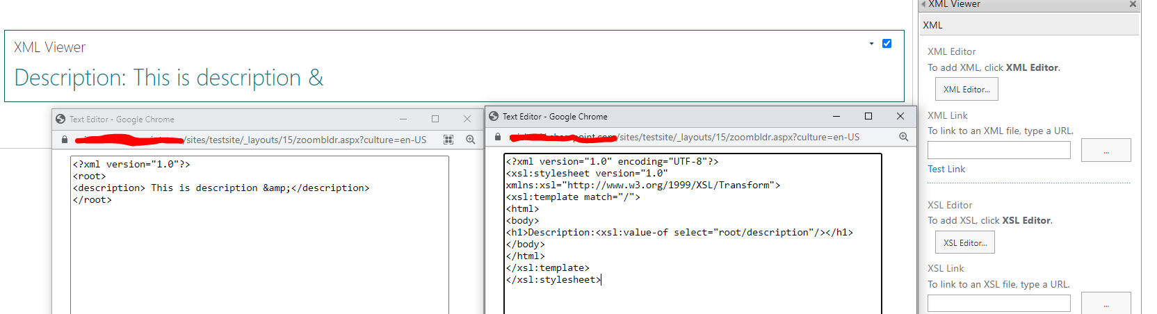 Parse Xml Resolving An External Entity Reference Using Xml Viewer Webpart Microsoft Qanda 9599