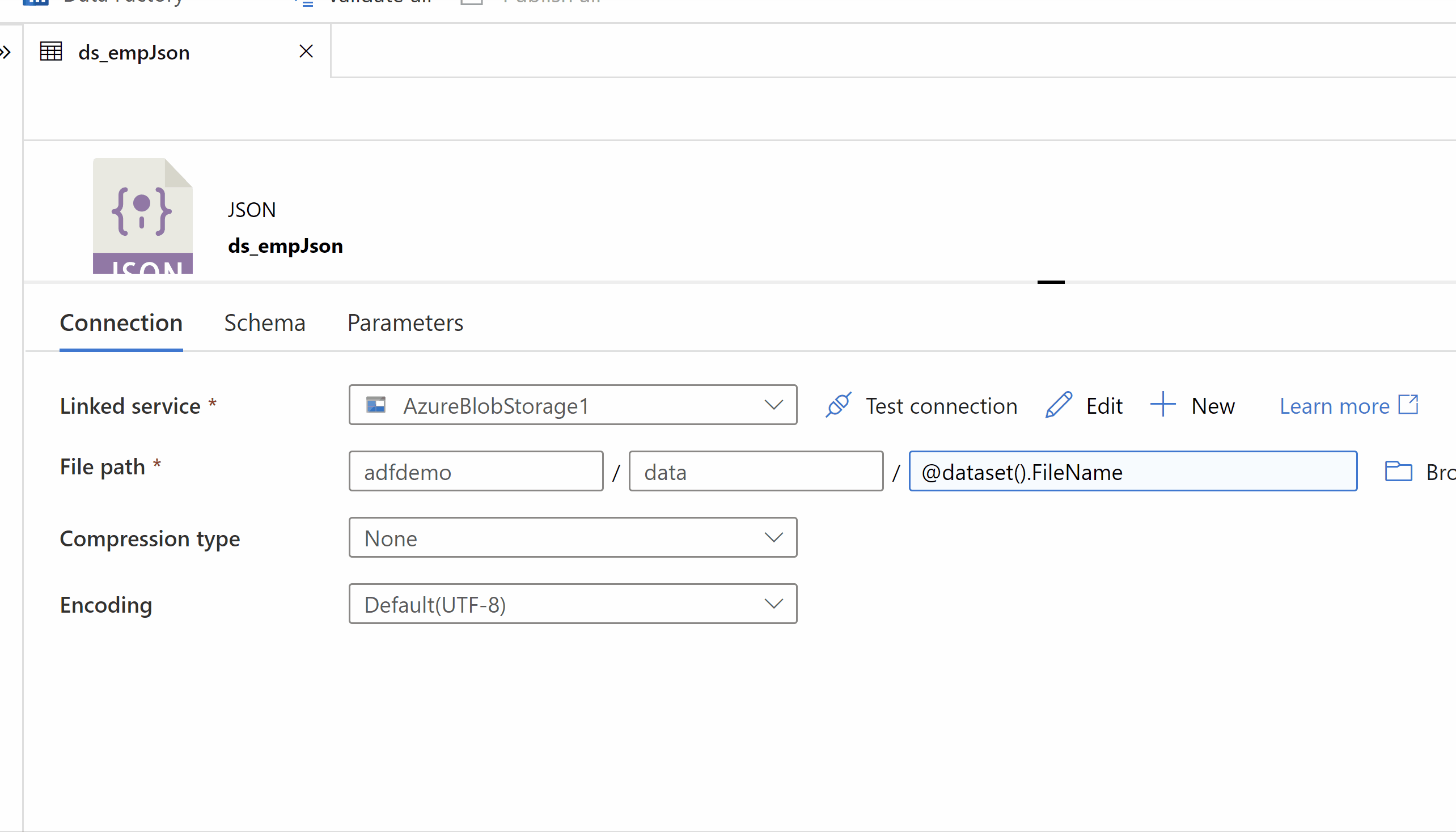 ADF Passing a filename to use as a DS in an Execute pipeline? - Microsoft Q&A