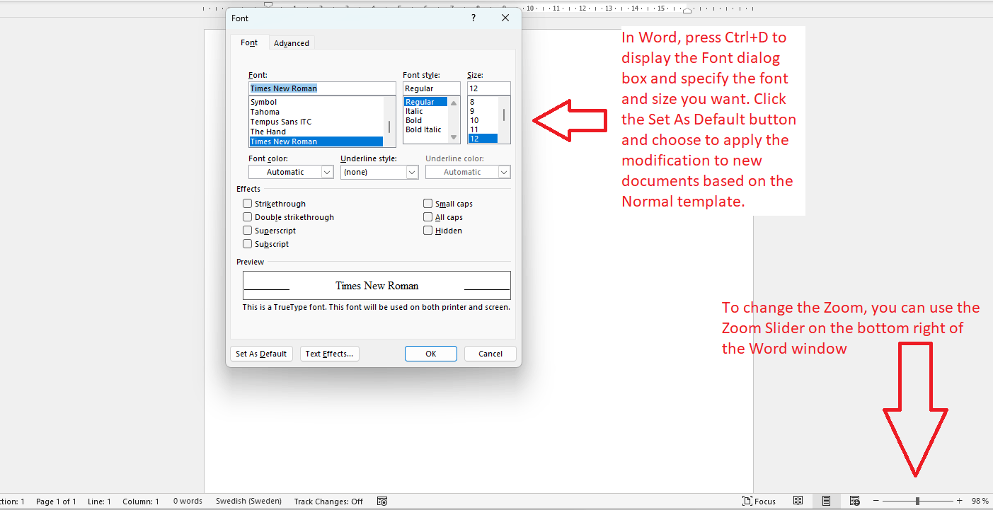 How to enlarge size of text in Office 2016 - Microsoft Q&A