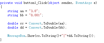 Unusable Convert.ToDouble transformation string - Microsoft Q&A