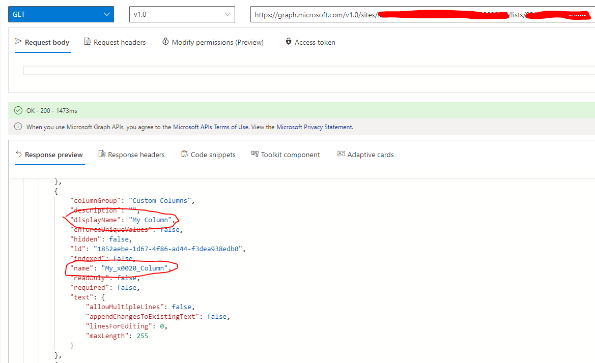 How to get the Display name of a column instead of Internal name in the ...