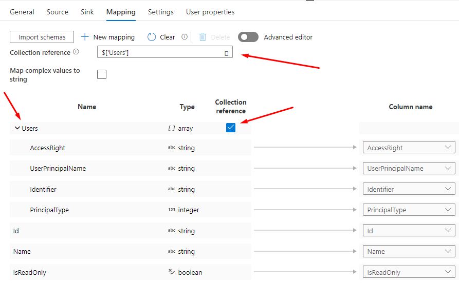 Adf Copy Activity Suppressing Empty Arrays From Json To Table Microsoft Qanda