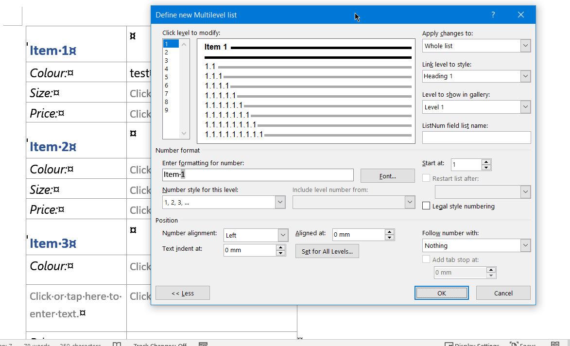 I need help with Repeating Section Content Control - Microsoft Q&A