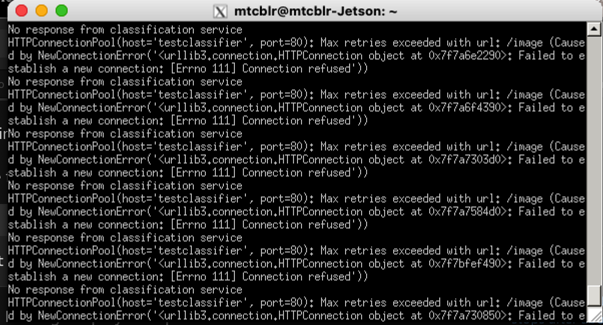 Iot Edge Device Module Connection Refused Connectionpool Errno 111 Connection Refused